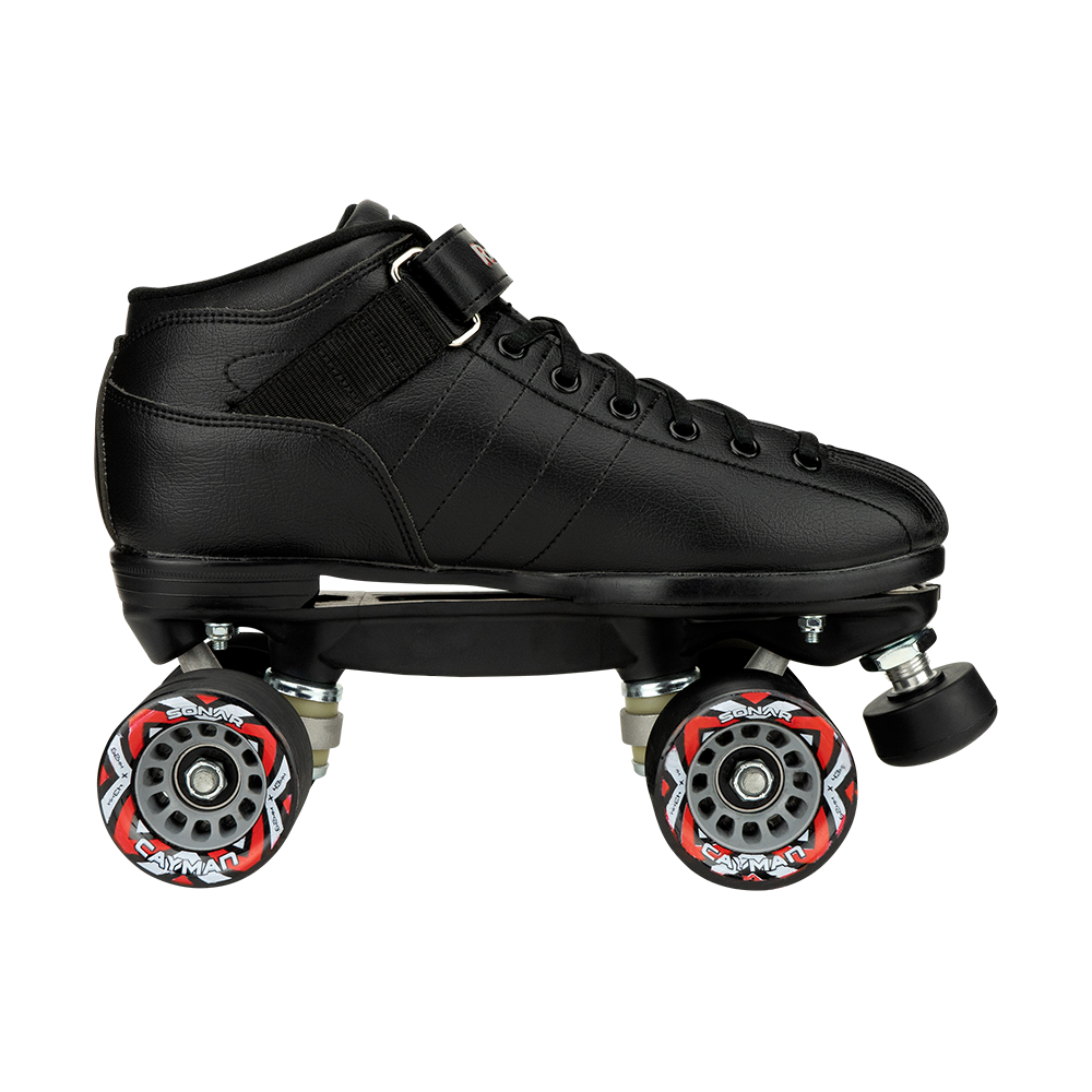 Riedell R3 Skate Black (w Caymans) – RollerDerbyHeaven