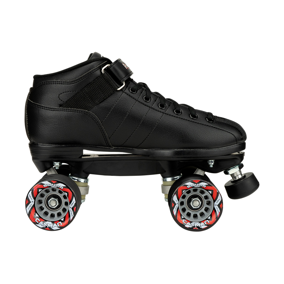 Riedell R3 Skate Black (w Caymans) – RollerDerbyHeaven